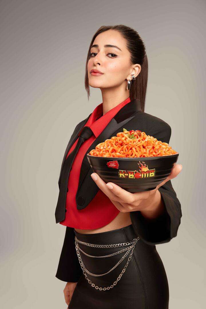 Too Yumm! Names Ananya Panday as Brand Ambassador for K-Bomb; Launches ...